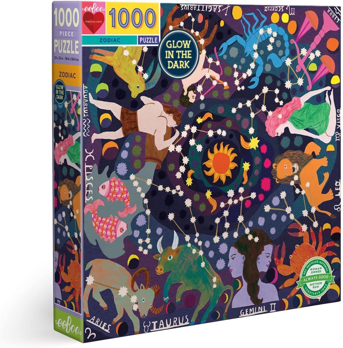Zodiac 1,000 Piece Puzzle – Sloan Museum & Longway Planetarium