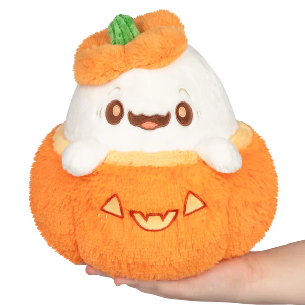 Mini Squishable Pumpkin Ghost – Sloan Museum & Longway Planetarium