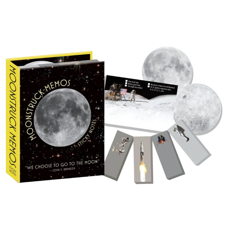 Moonstruck Memos Moon Sticky Notes – Sloan Museum & Longway Planetarium
