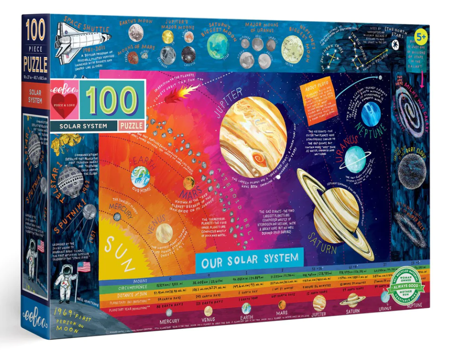 Solar System 100 Piece Puzzle – Sloan Museum & Longway Planetarium