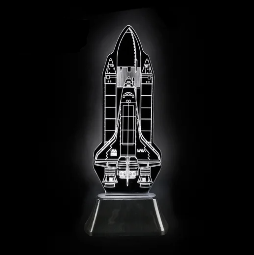 11" 3D Laser Light Shuttle – Sloan Museum & Longway Planetarium