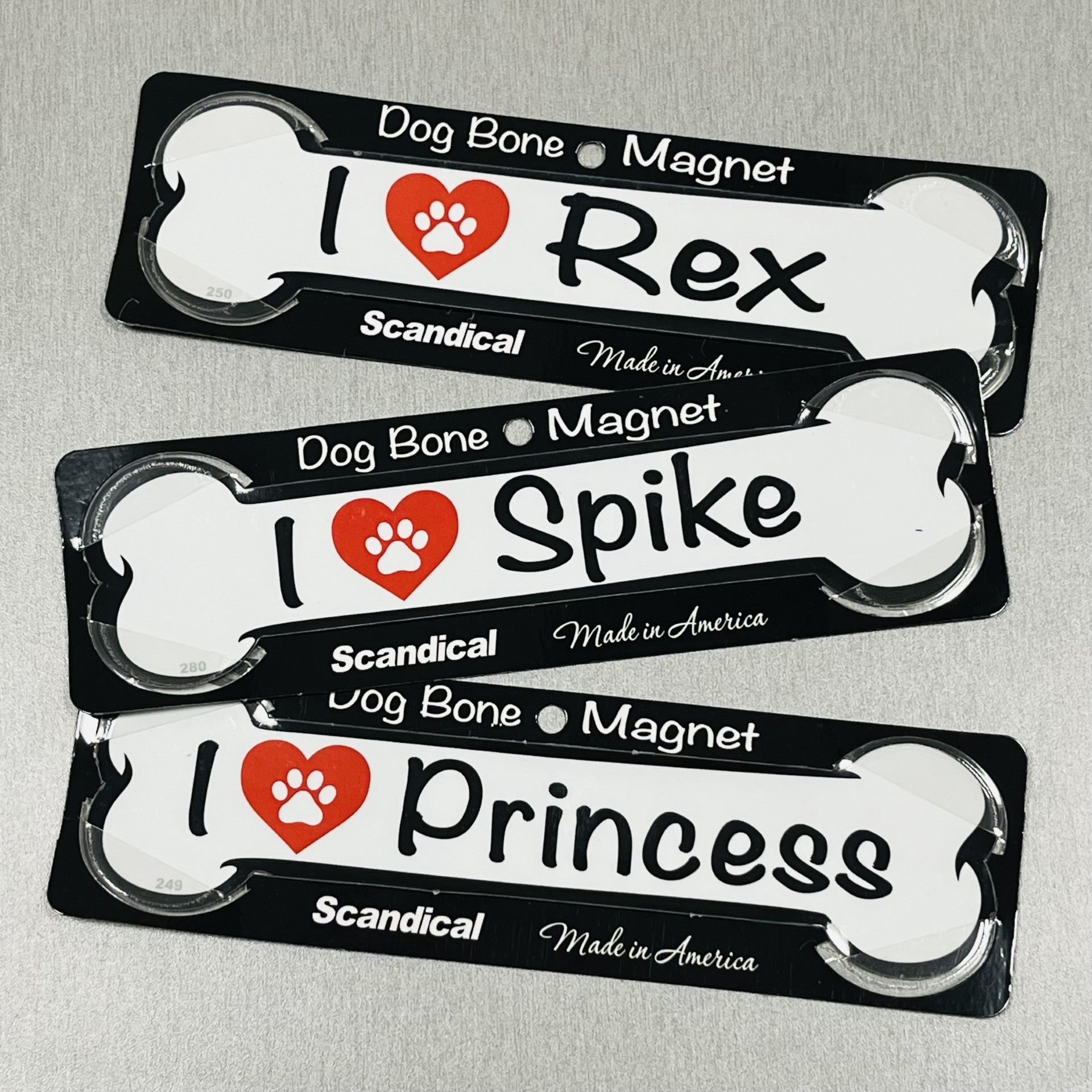 Dog Bone Magnets - I