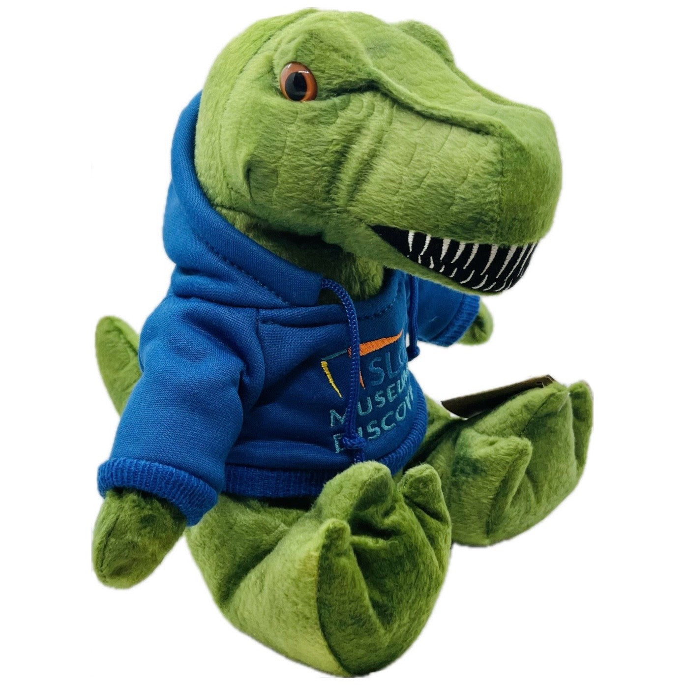 Sloan Museum of Discovery Logo 9" Hoodie T-Rex Plush - Choose Your Col ...